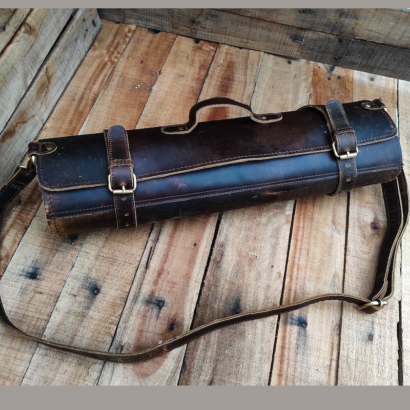 Leather Knife Roll - Etsy