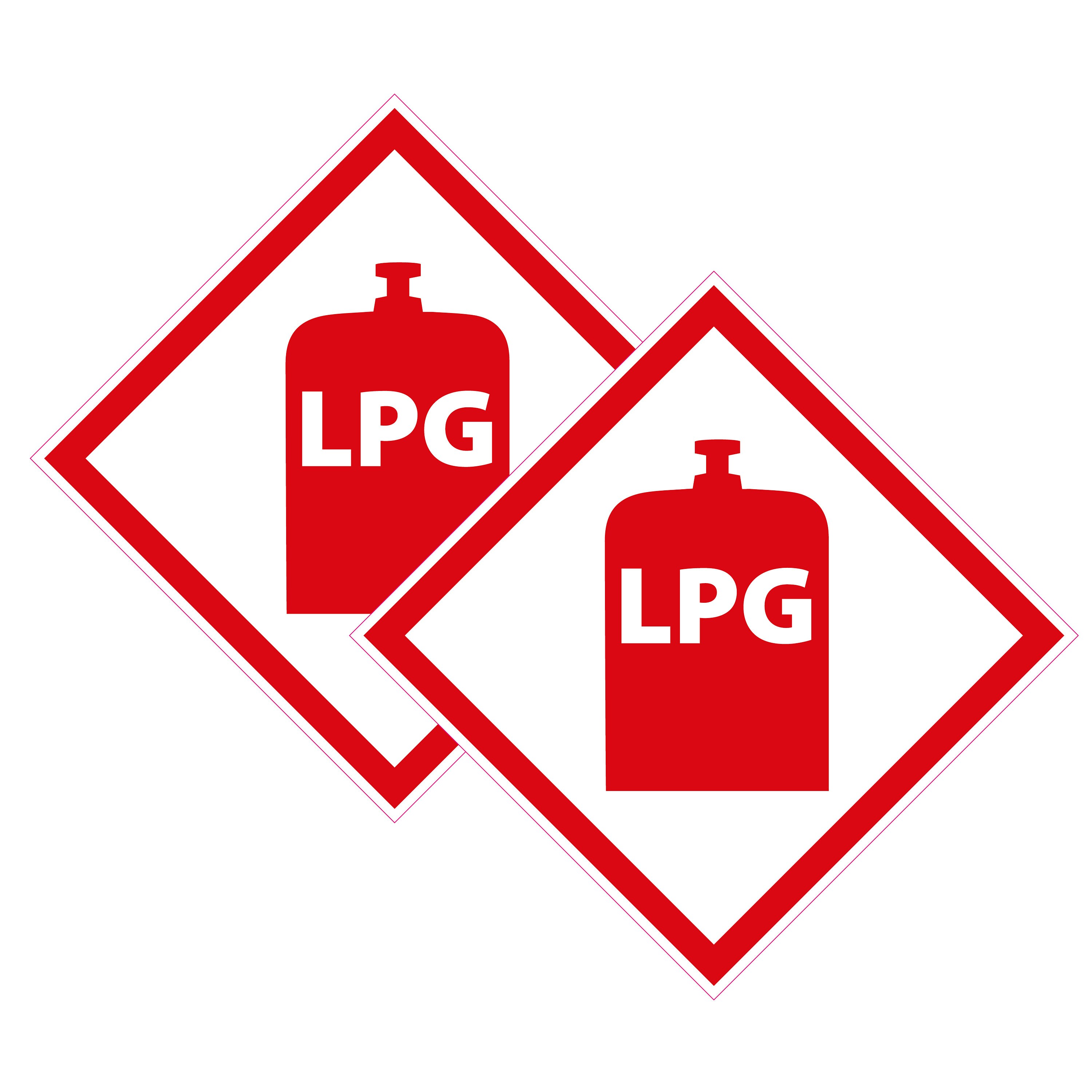 LPG Warning Sticker Campervan 2 off Gas Locker Box Label Caravan ...