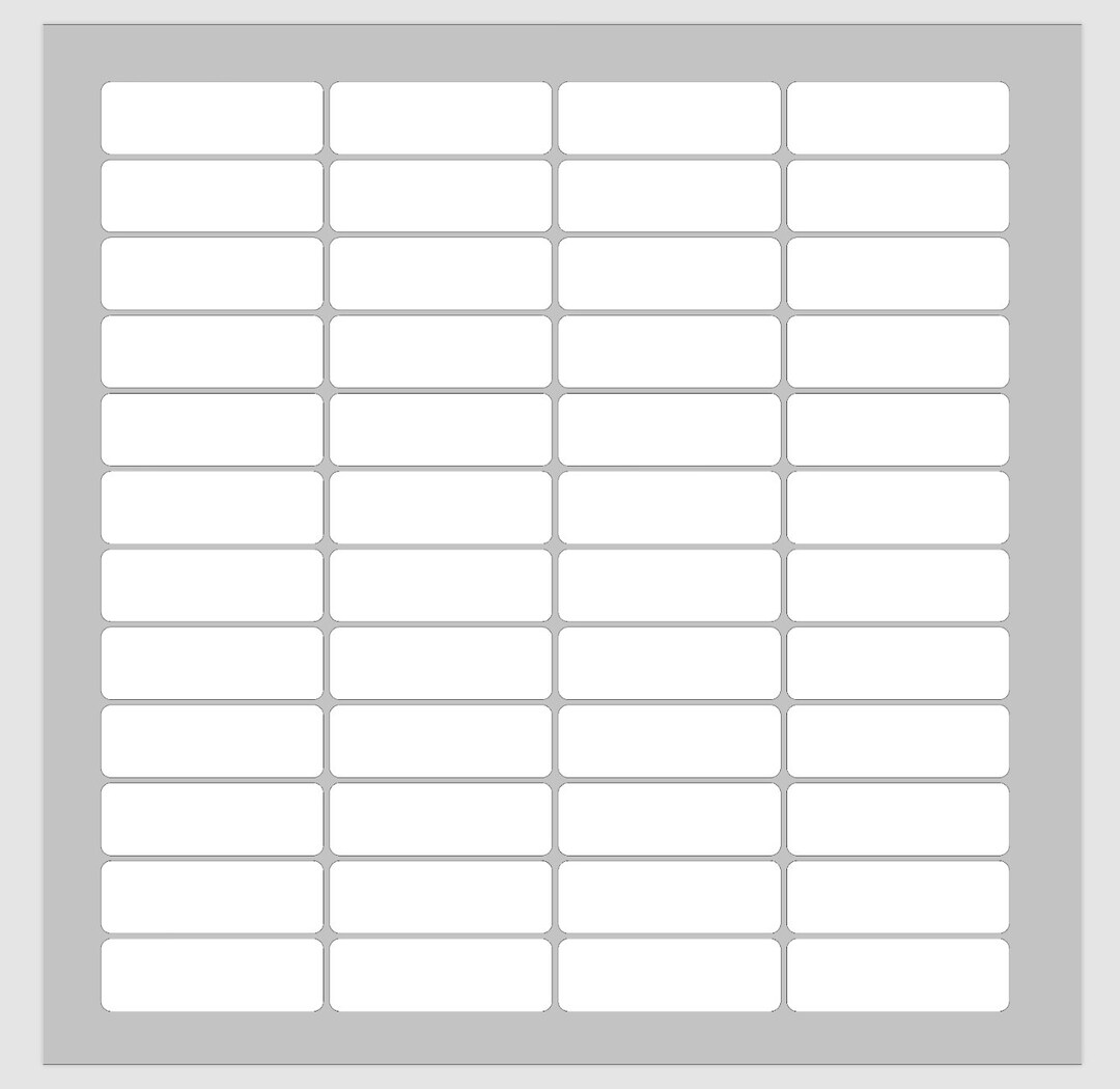 Printwhizz Ltd 48 Blank Plug Vinyl Labels / Stickers Write on Identify ...