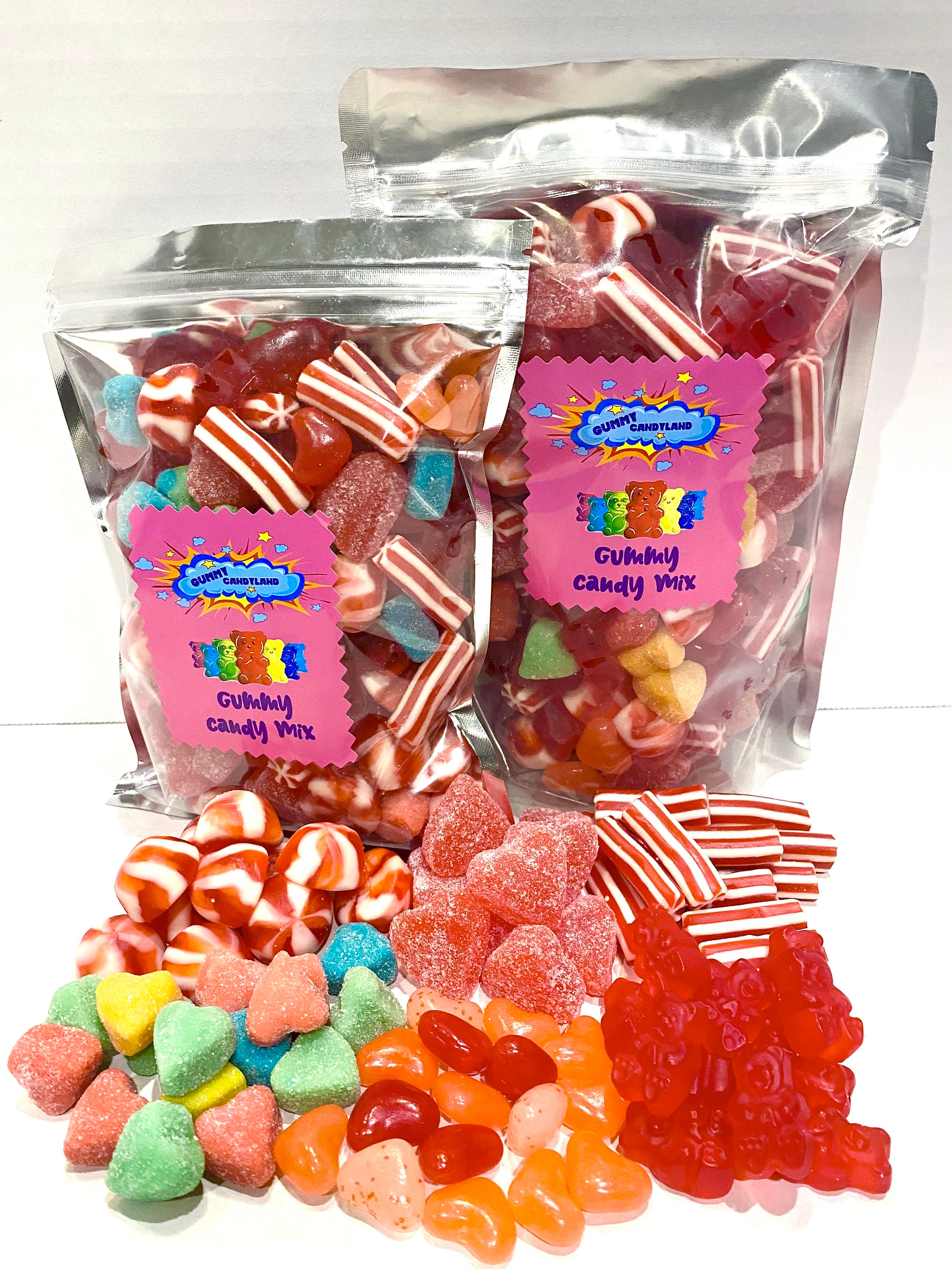 Red Gummy Candy Mix Heart Gummies Mix - Etsy