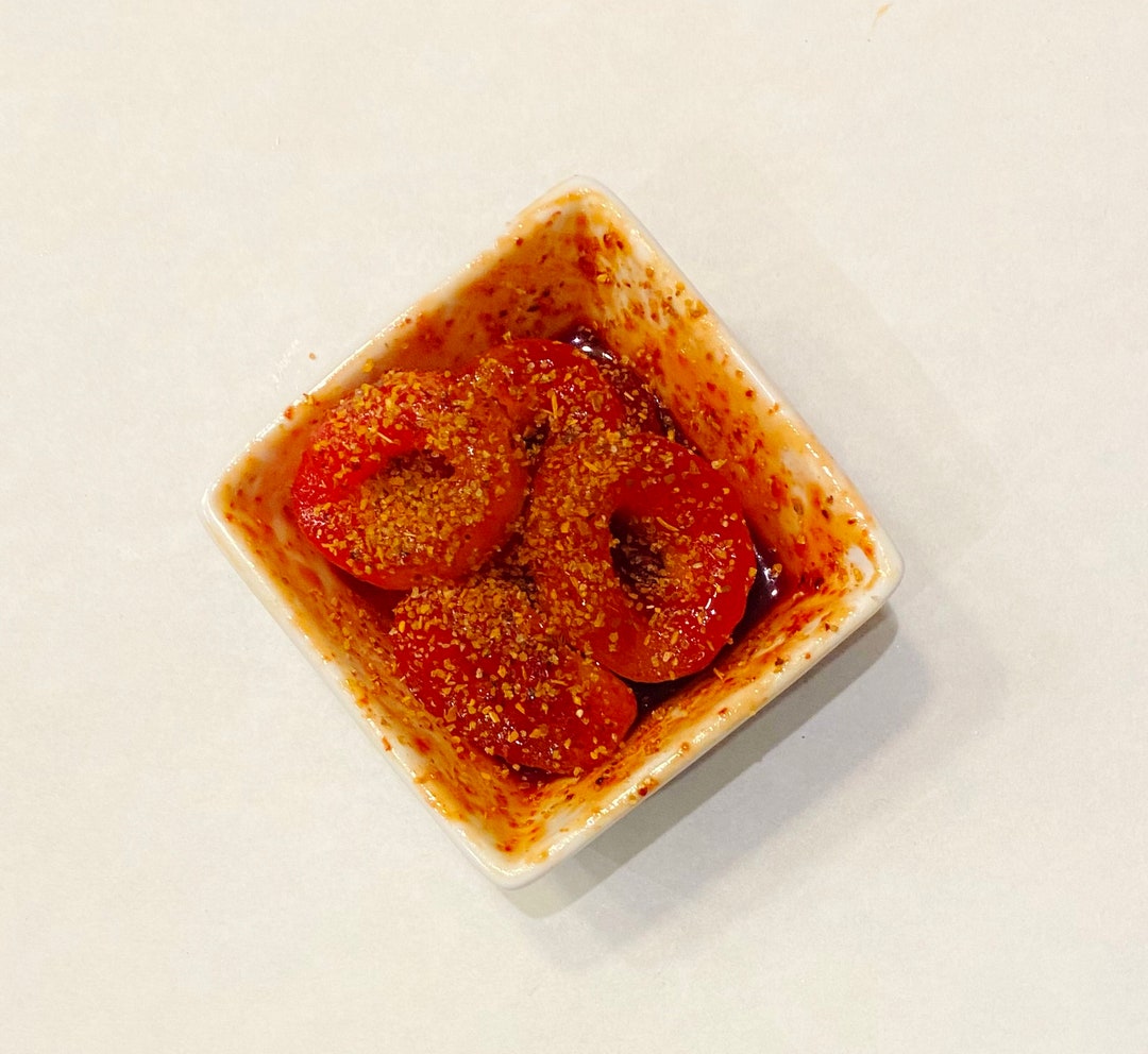 Spicy Peach Rings Chamoy Candy Mexican Candy Picosito - Etsy