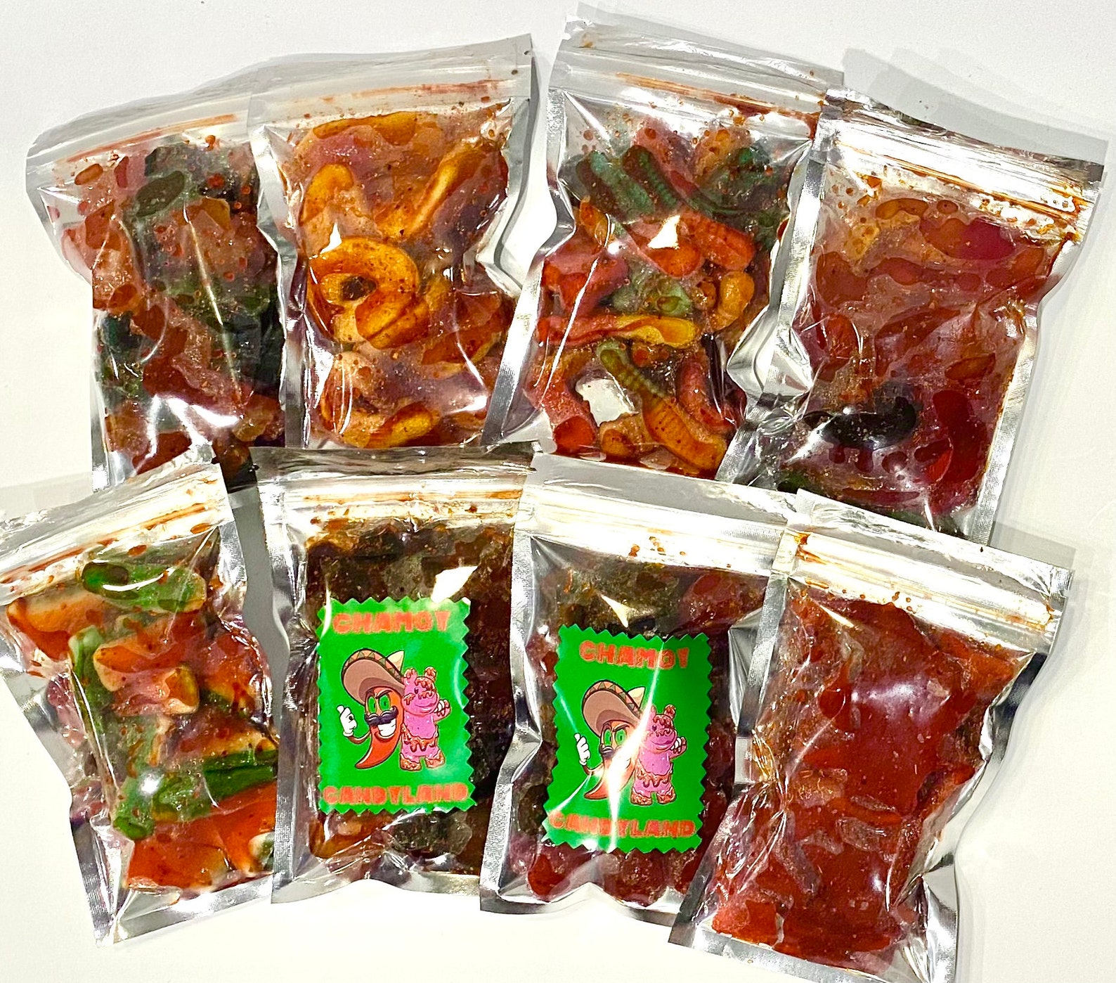 Spicy Gummy Chamoy Candy Bigger Sampler Pack Tajin Chamoy Candy Mexican ...