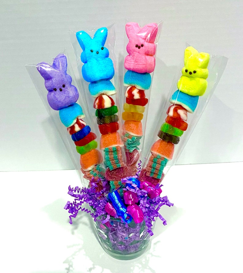 Easter Candy Kabobs Bunny Marshmallows - Etsy