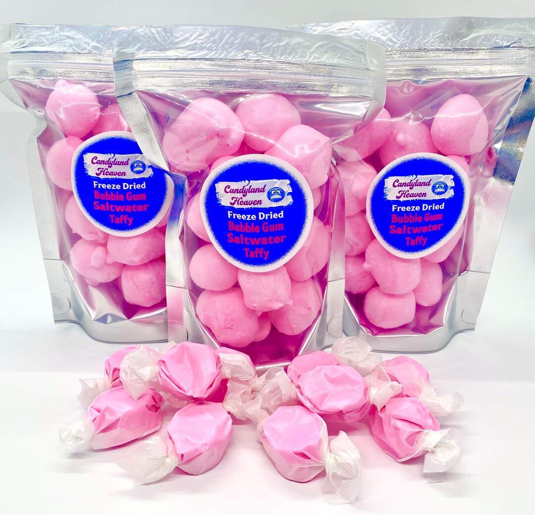 Astronaut Candy Freeze Dried Saltwater Taffy Bubble Gum Flavor - Etsy