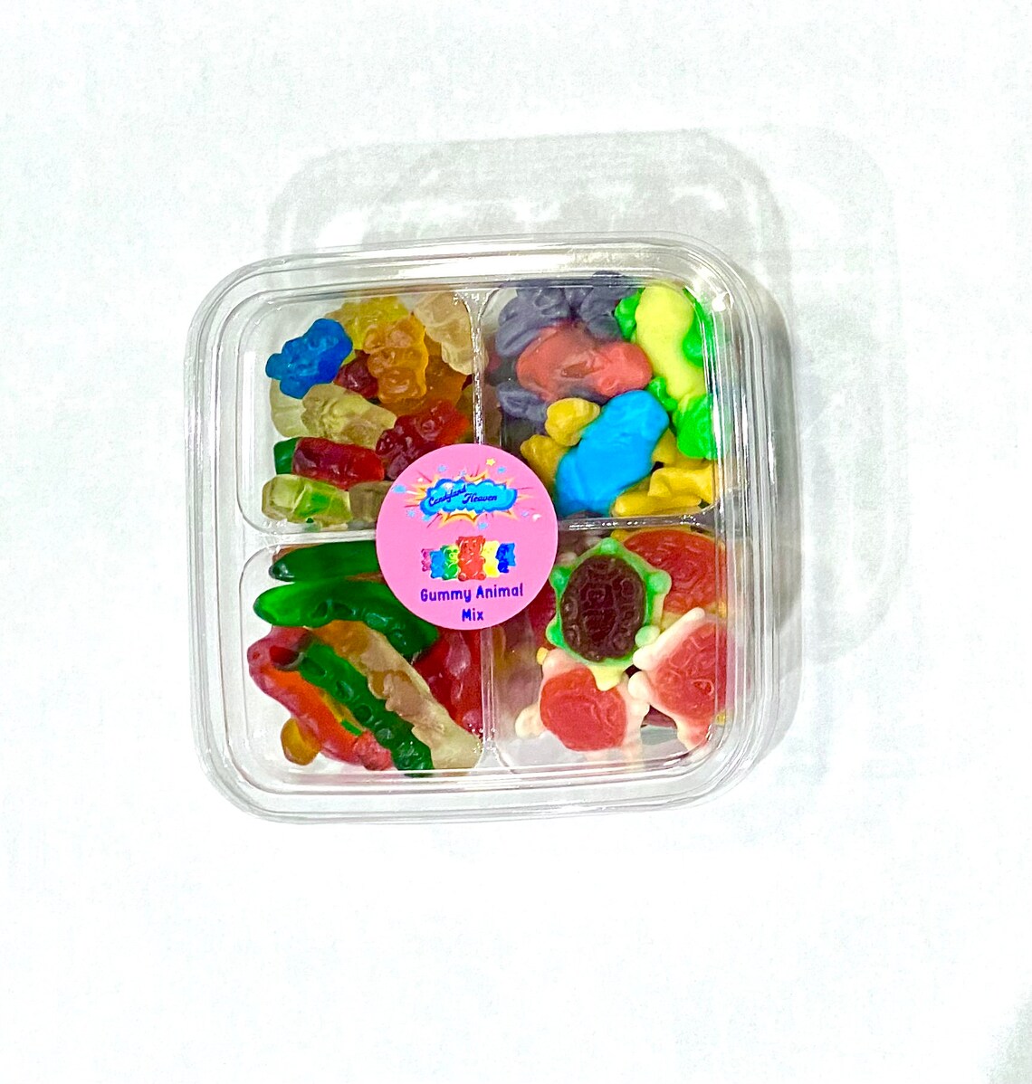 Animal Gummy Platter Mix Gummy Frogs Gummy Bears Gummy Worms Gummy ...