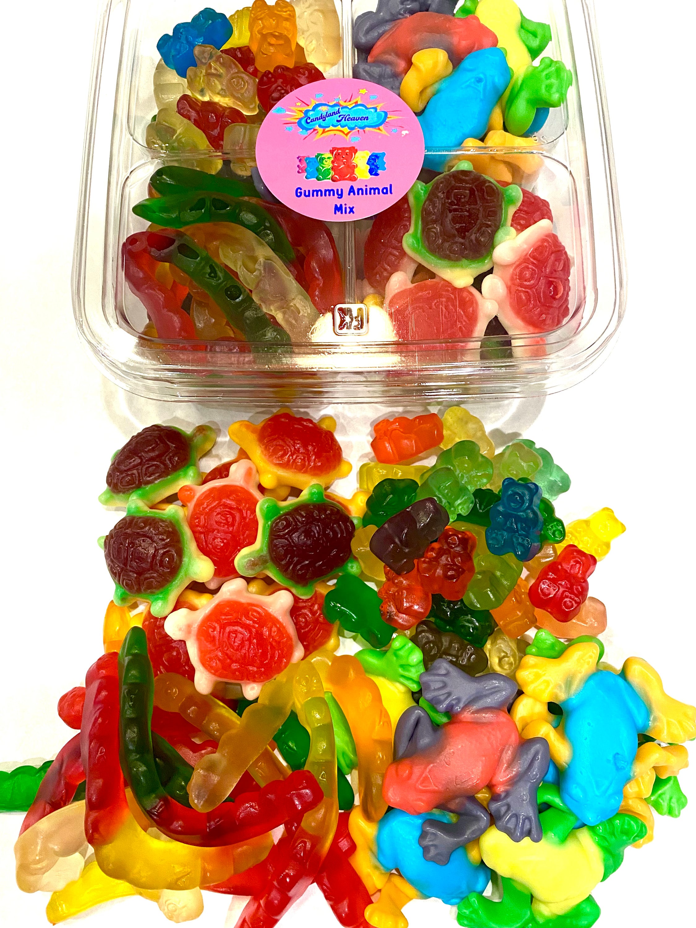 Animal Gummy Platter Mix Gummy Frogs Gummy Bears Gummy Worms - Etsy