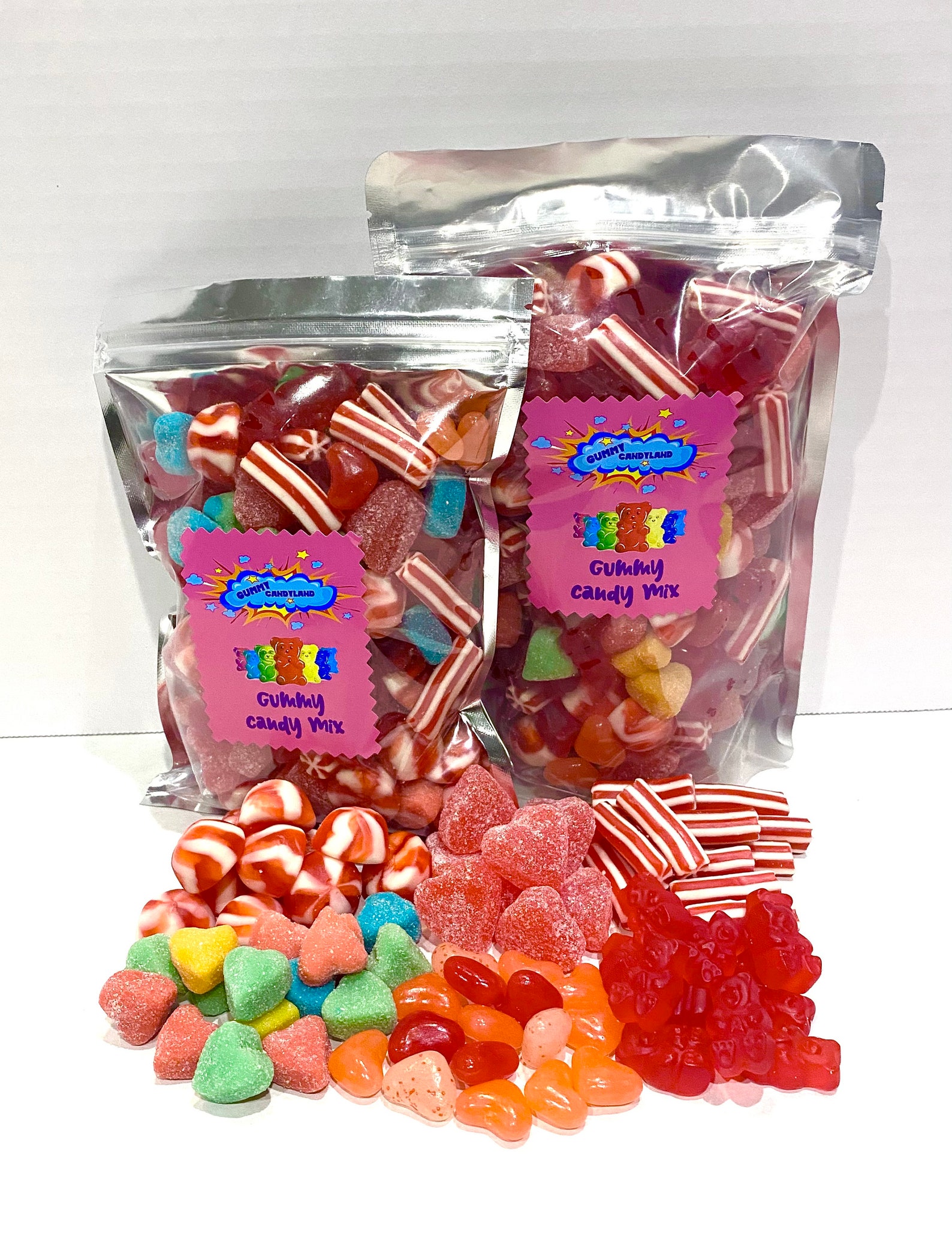 Red Gummy Candy Mix Heart Gummies Mix - Etsy