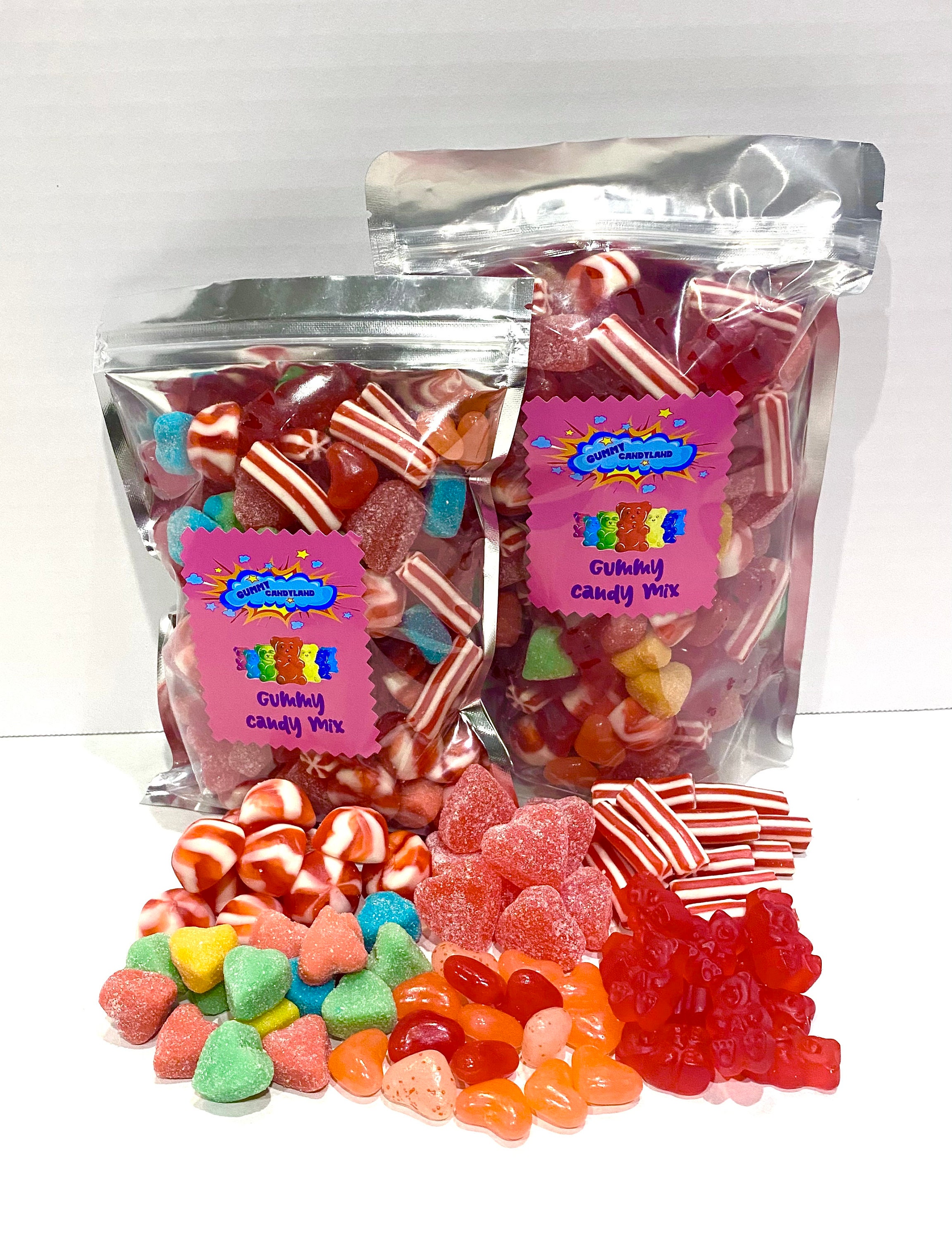 Red Gummy Candy Mix Heart Gummies Mix - Etsy
