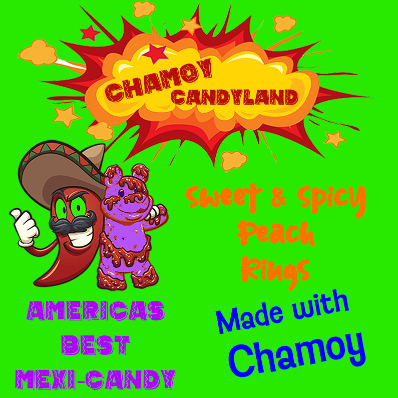 Spicy Peach Rings Chamoy Candy Mexican Candy Picosito | Etsy