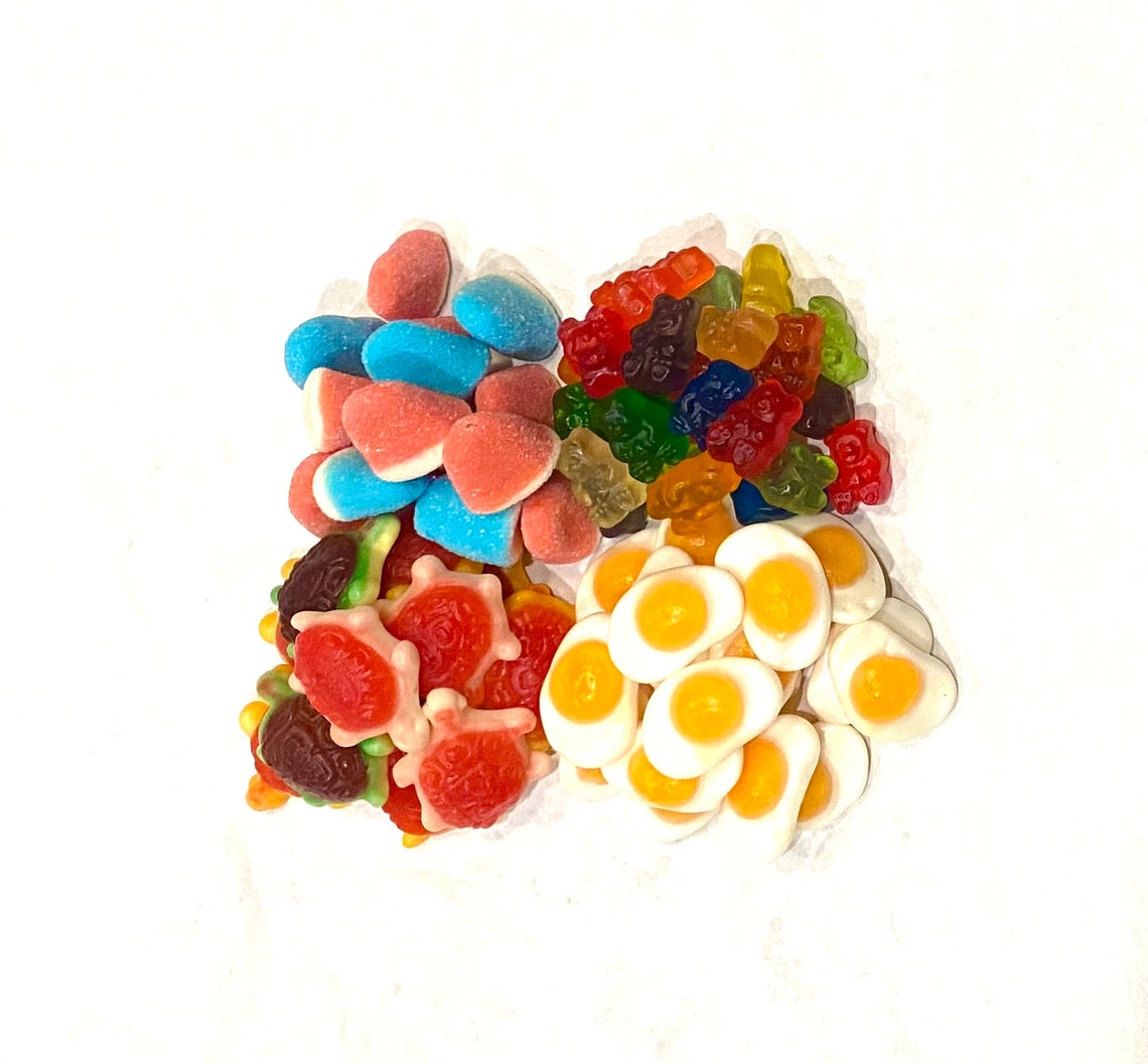 Gummy Platter Mix Gummy Eggs Gummy Jelly Filled Turtles Gummy Bears ...