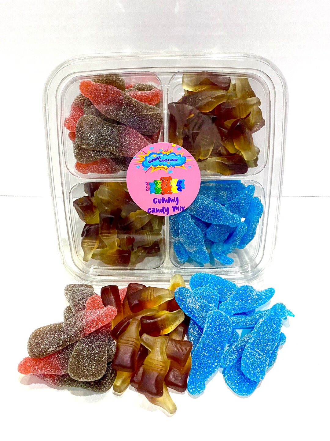 Gummy Cola Mix Platter Coca Cola Blue Raspberry Cherry Cola Bottles - Etsy