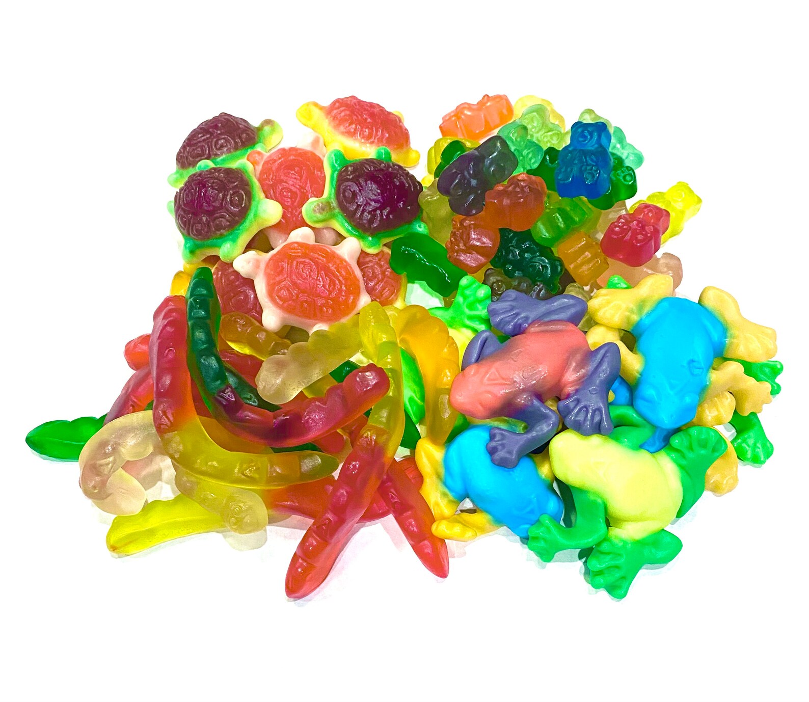 Animal Gummy Platter Mix Gummy Frogs Gummy Bears Gummy Worms Gummy ...