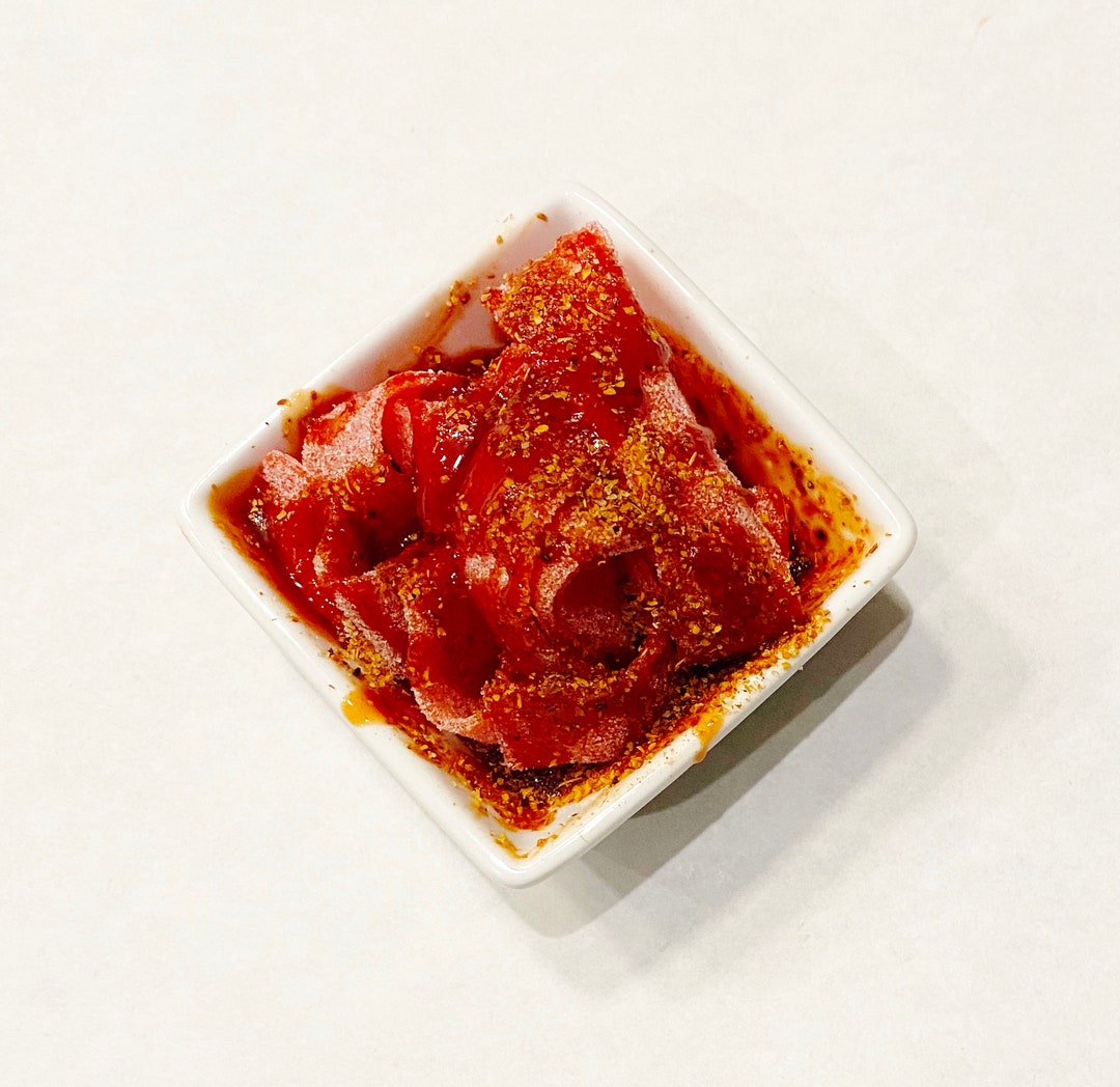 Spicy Strawberry Belts Chamoy Candy Mexican Candy Picosito - Etsy