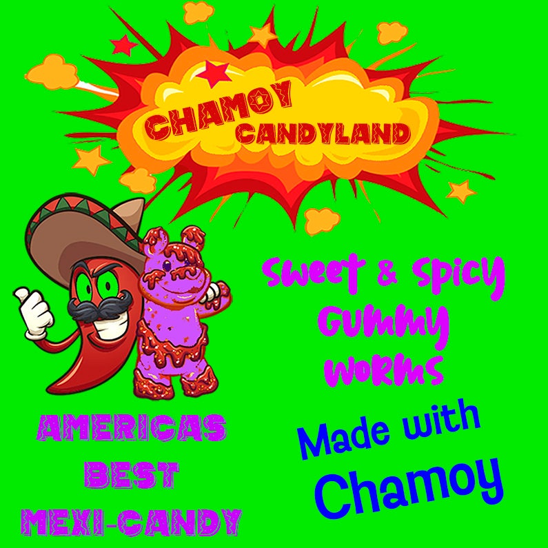 Spicy Gummy Worms Chamoy Candy Mexican Candy Picosito | Etsy