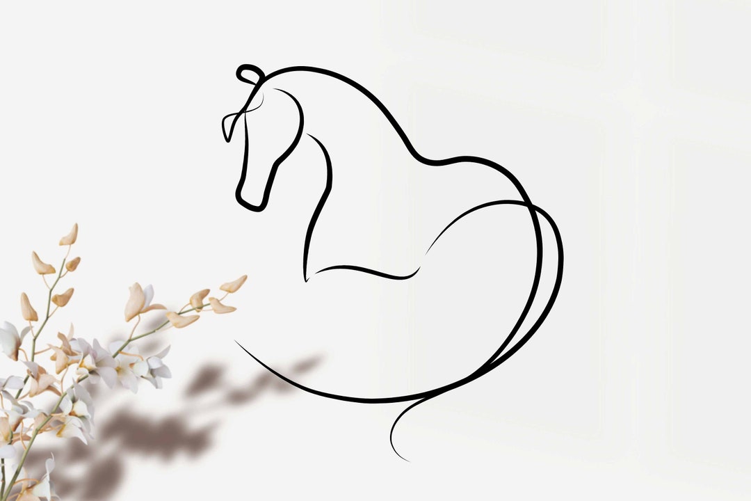 Premade Logo, Logo Design, Horse Logo, Horse Therapist Logo, Steed Logo ...