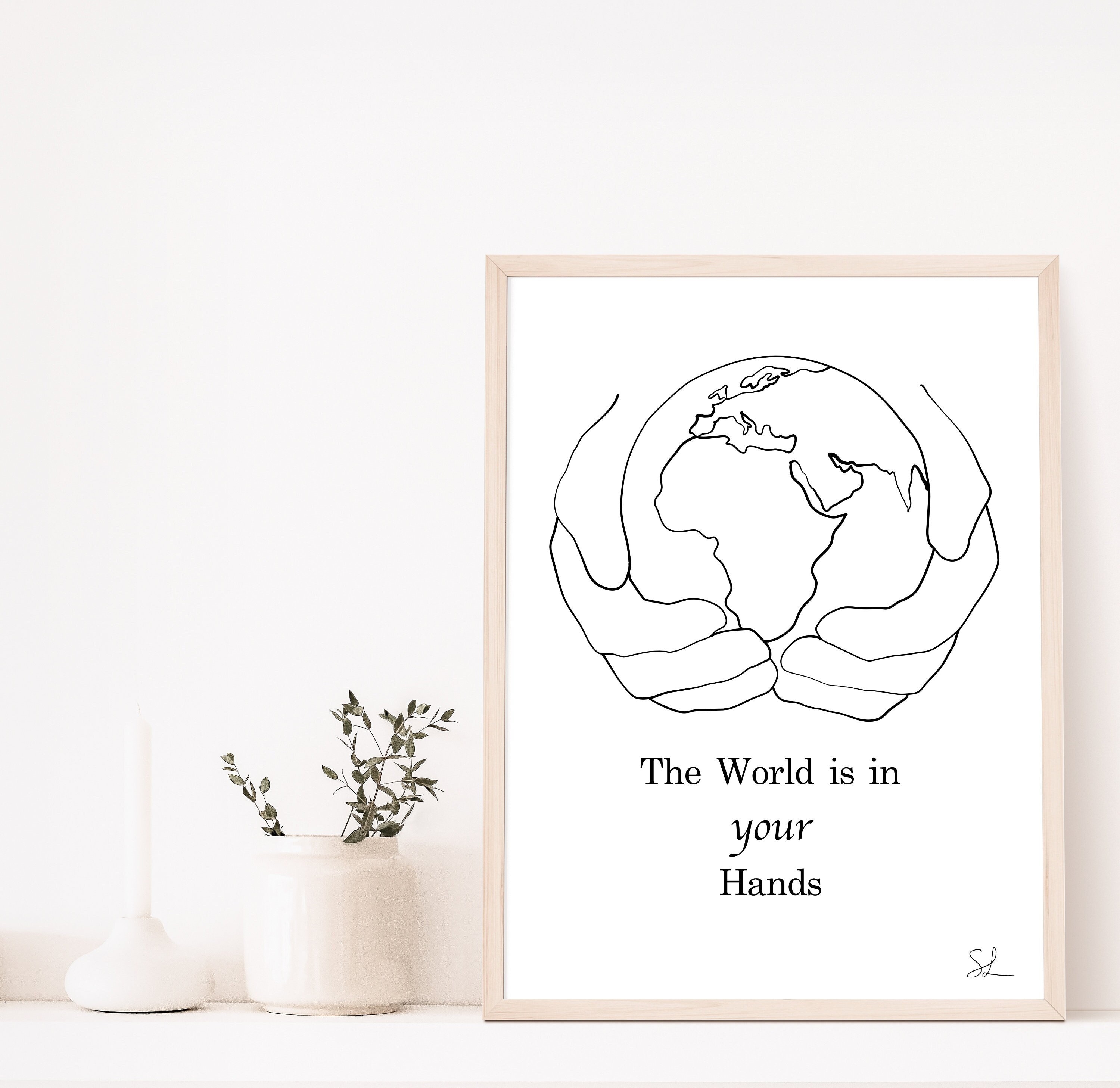 World In Your Hands Art