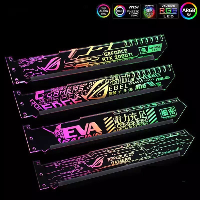 Custom RGB GPU Brackets - Etsy Ireland