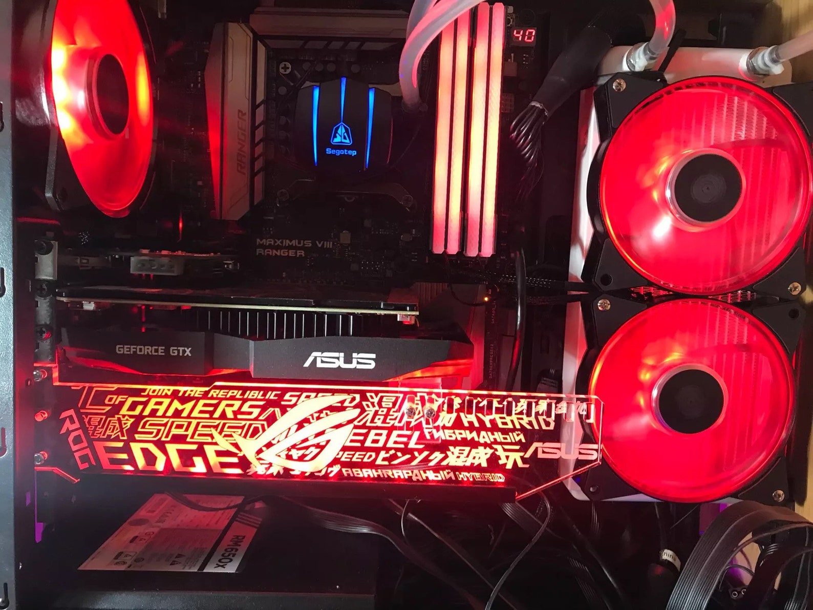 Custom RGB GPU Brackets | Etsy