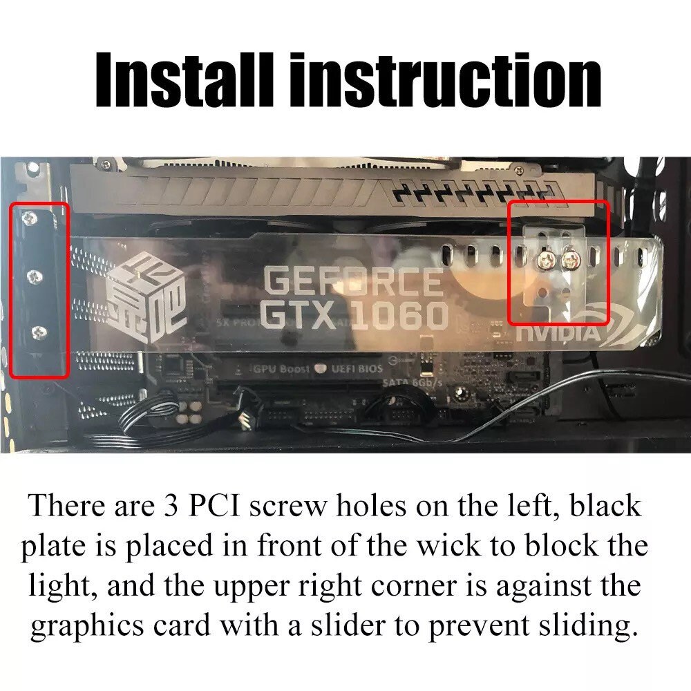 Custom RGB GPU Brackets - Etsy Ireland