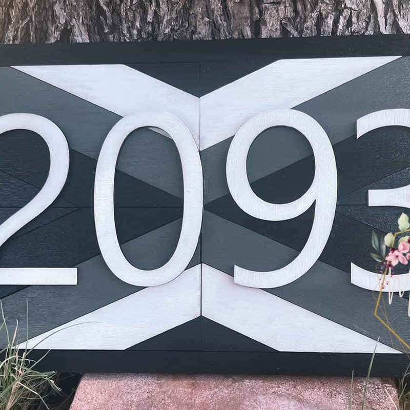 Cricut House Number Signs - Etsy