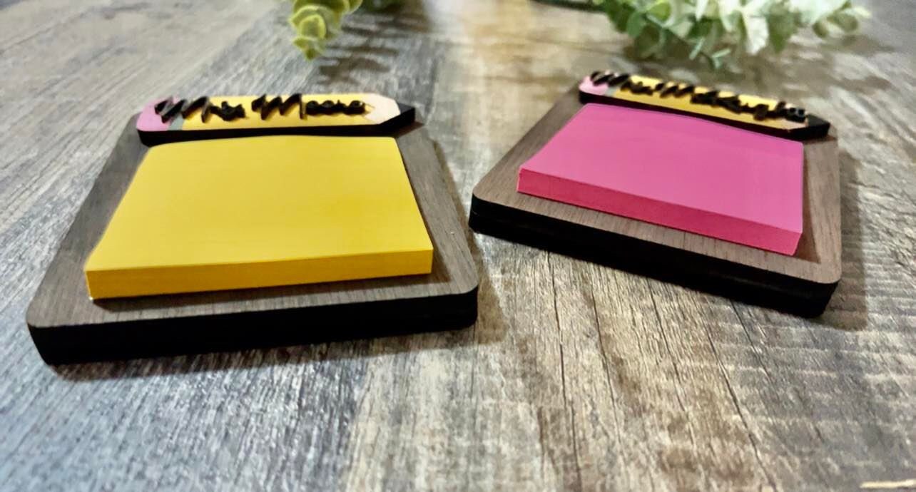 Teacher Sticky Note Holder SVG *DIGITAL FILE* - Etsy