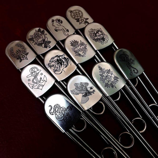 Barbed Wire Bag Charms - Etsy UK