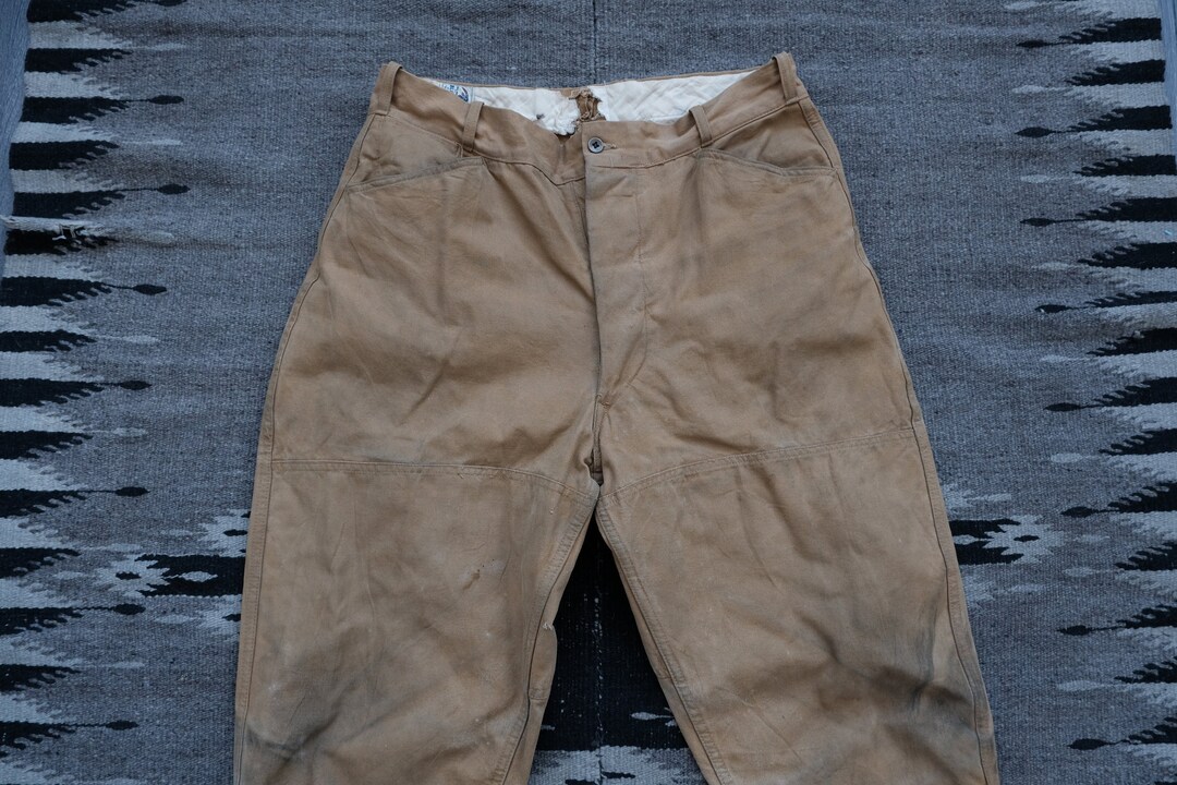 40s Blue Bill red Head Hunting Jacket & Pants M - Etsy