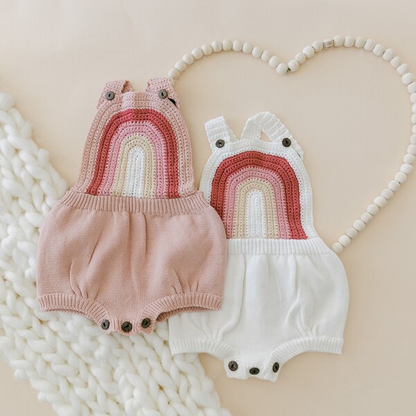 Baby Knit Romper - Etsy