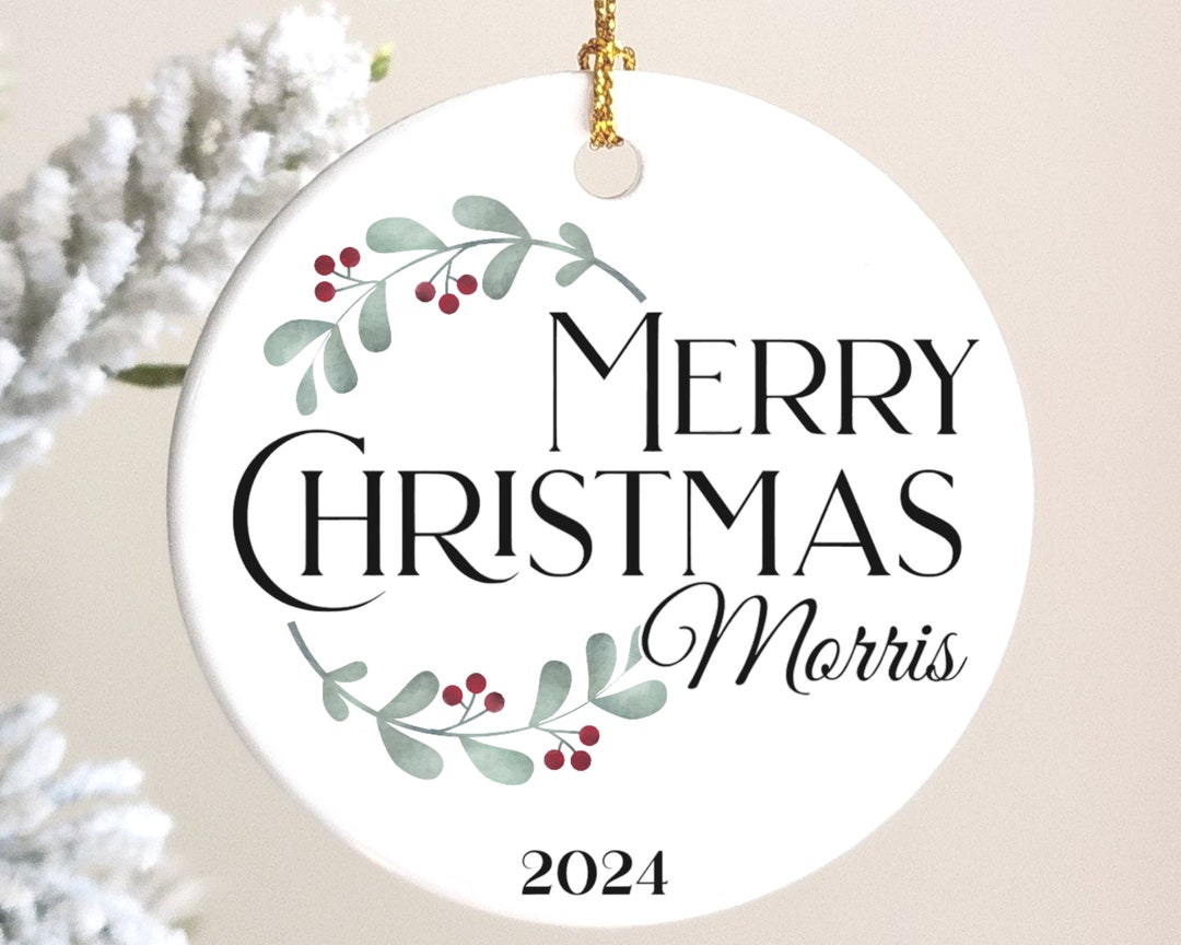 Personalized, Holley Christmas Tree Ornament, Customization, Custom ...