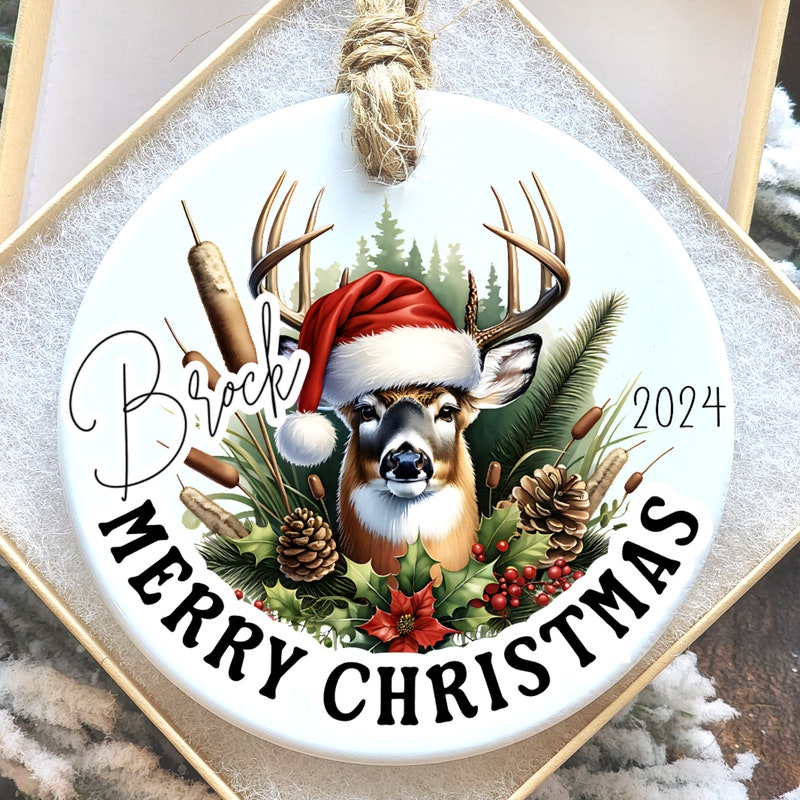 Whitetail Buck Ornament - Etsy