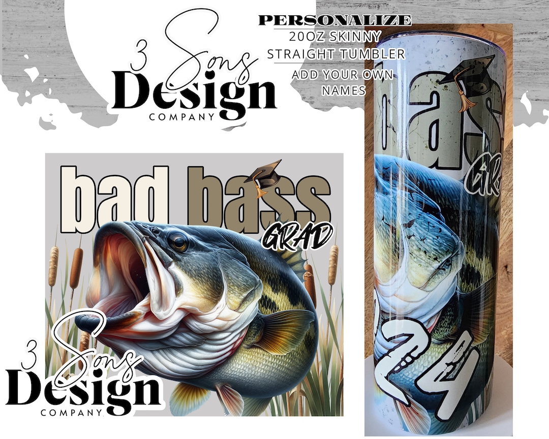 Graduating Senior Tumbler, Graduation Gift, Fishing Tumbler, Sportsman ...