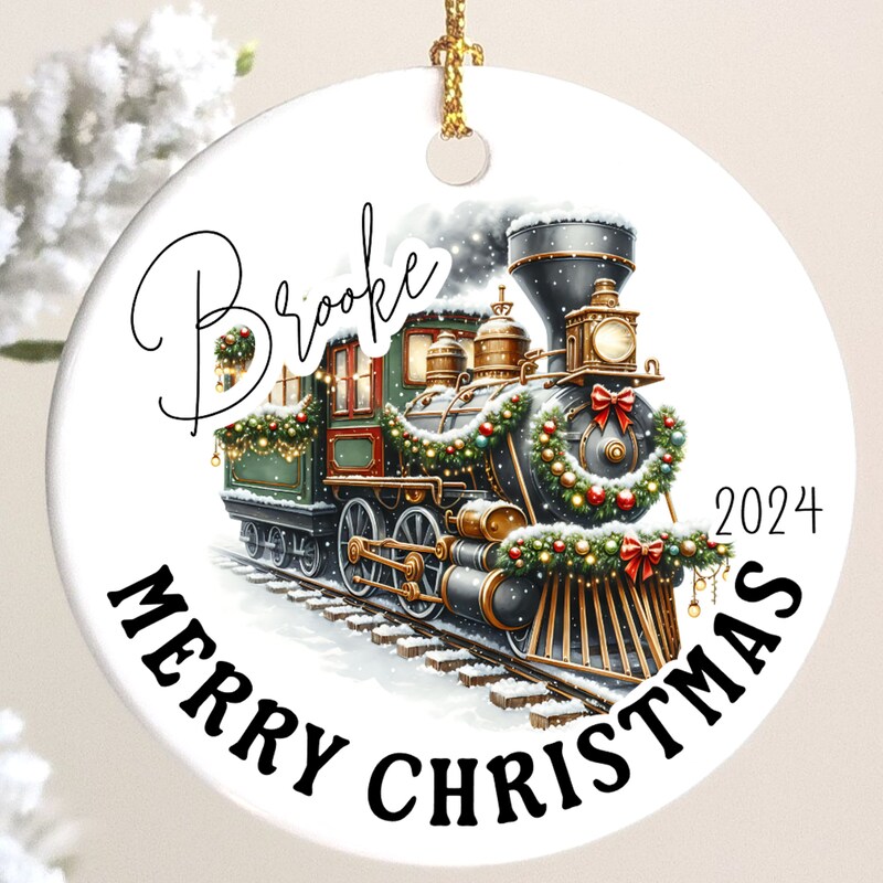 Train Ornament - Etsy