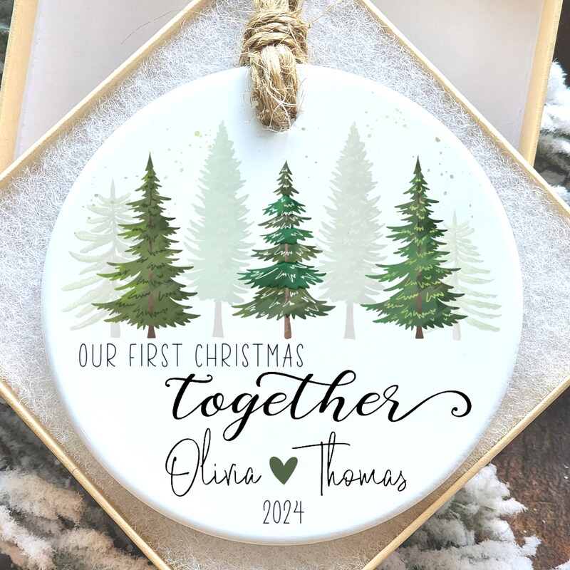 First Christmas Together Ornament - Etsy