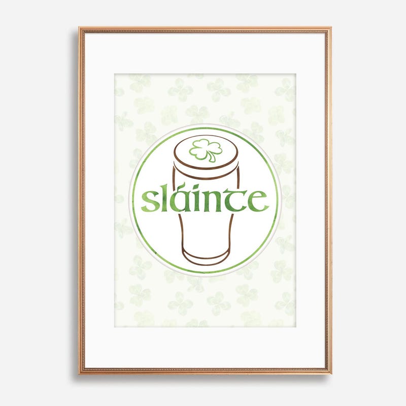 Slainte Print - Etsy