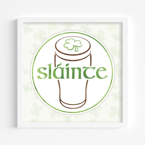 Slainte Print - Etsy