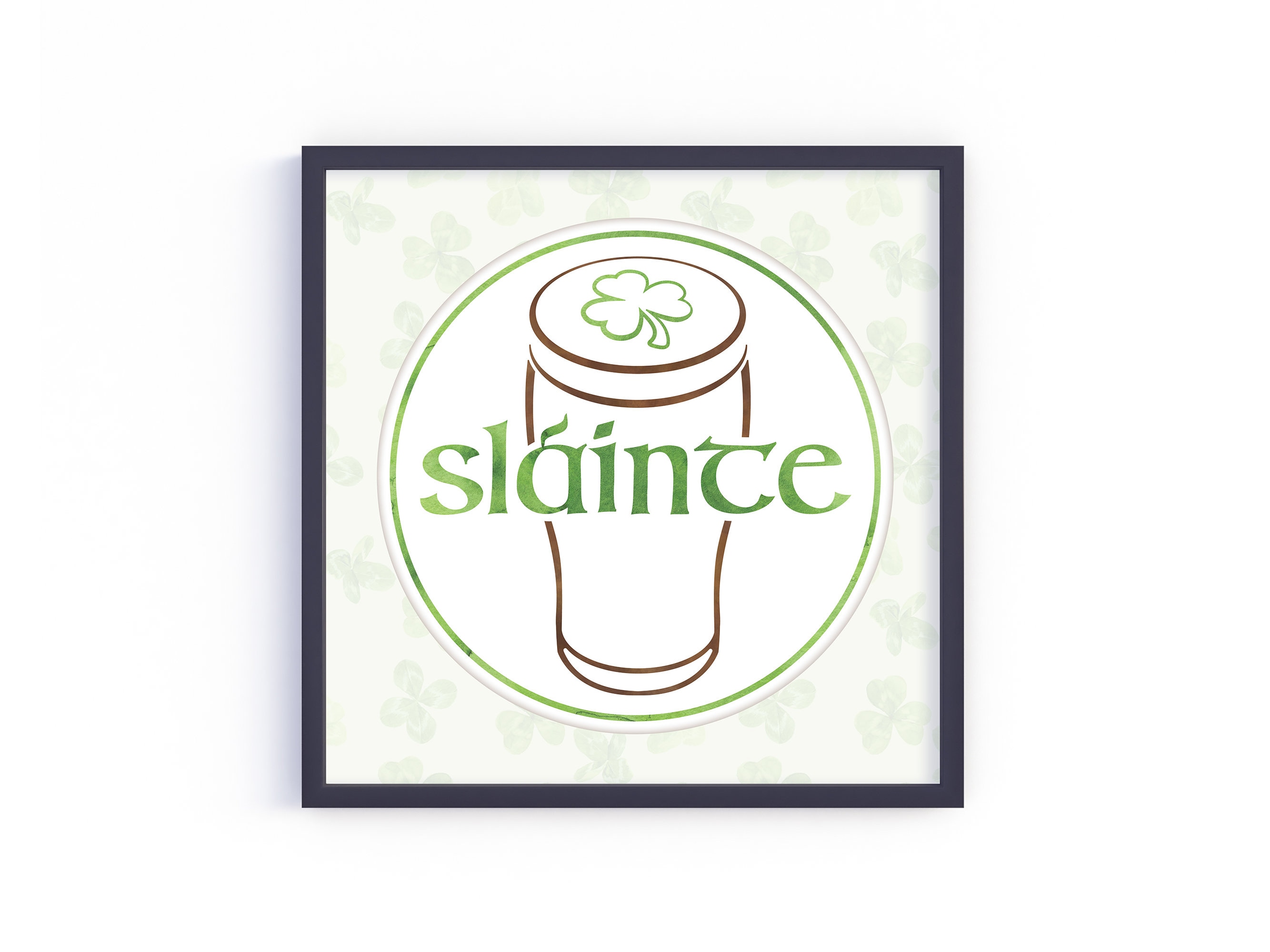 Slainte DIGITAL DOWNLOAD St. Patrick's Day Printable Irish Wall Art ...