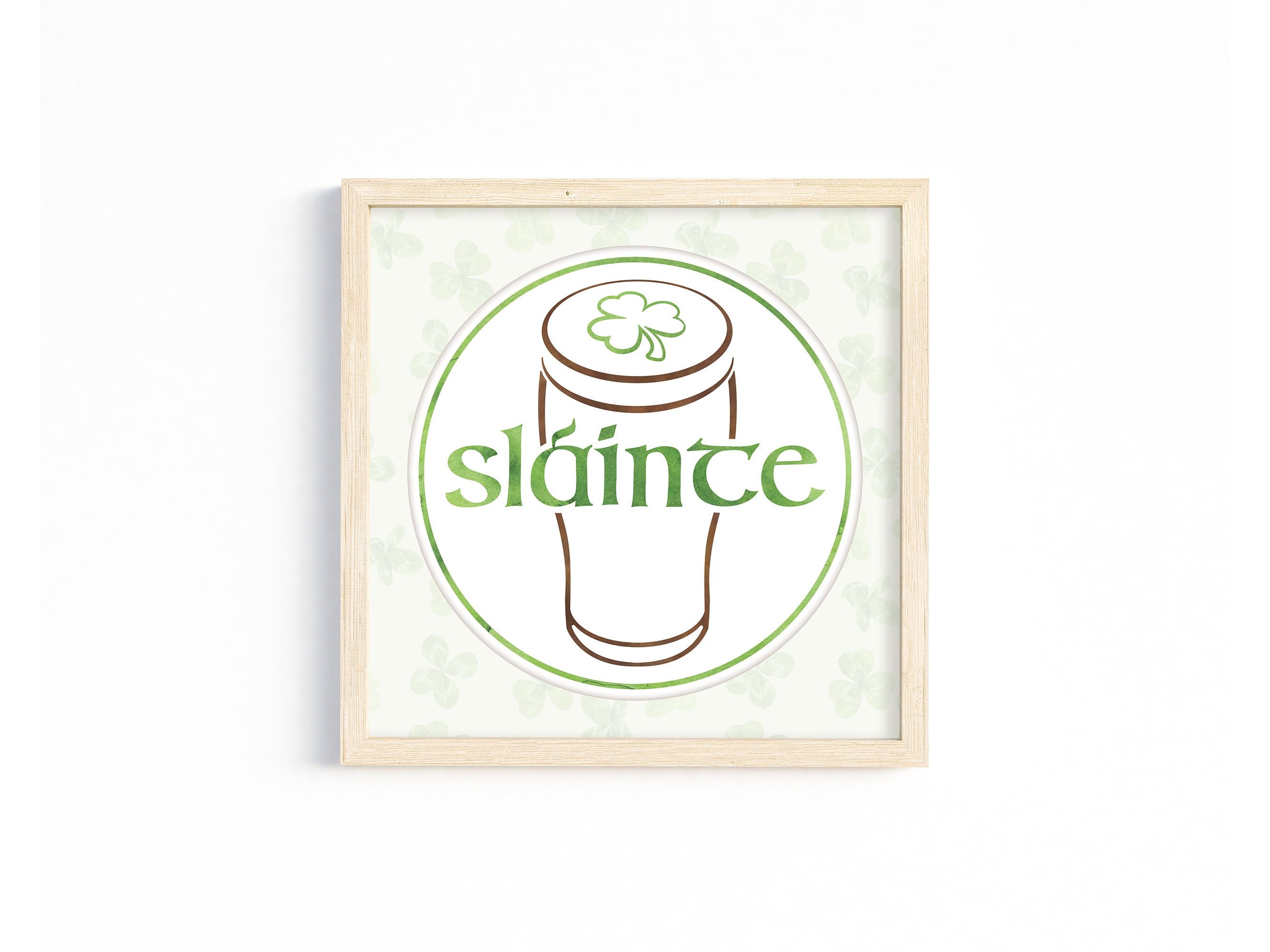 Slainte DIGITAL DOWNLOAD St. Patrick's Day Printable Irish Wall Art ...