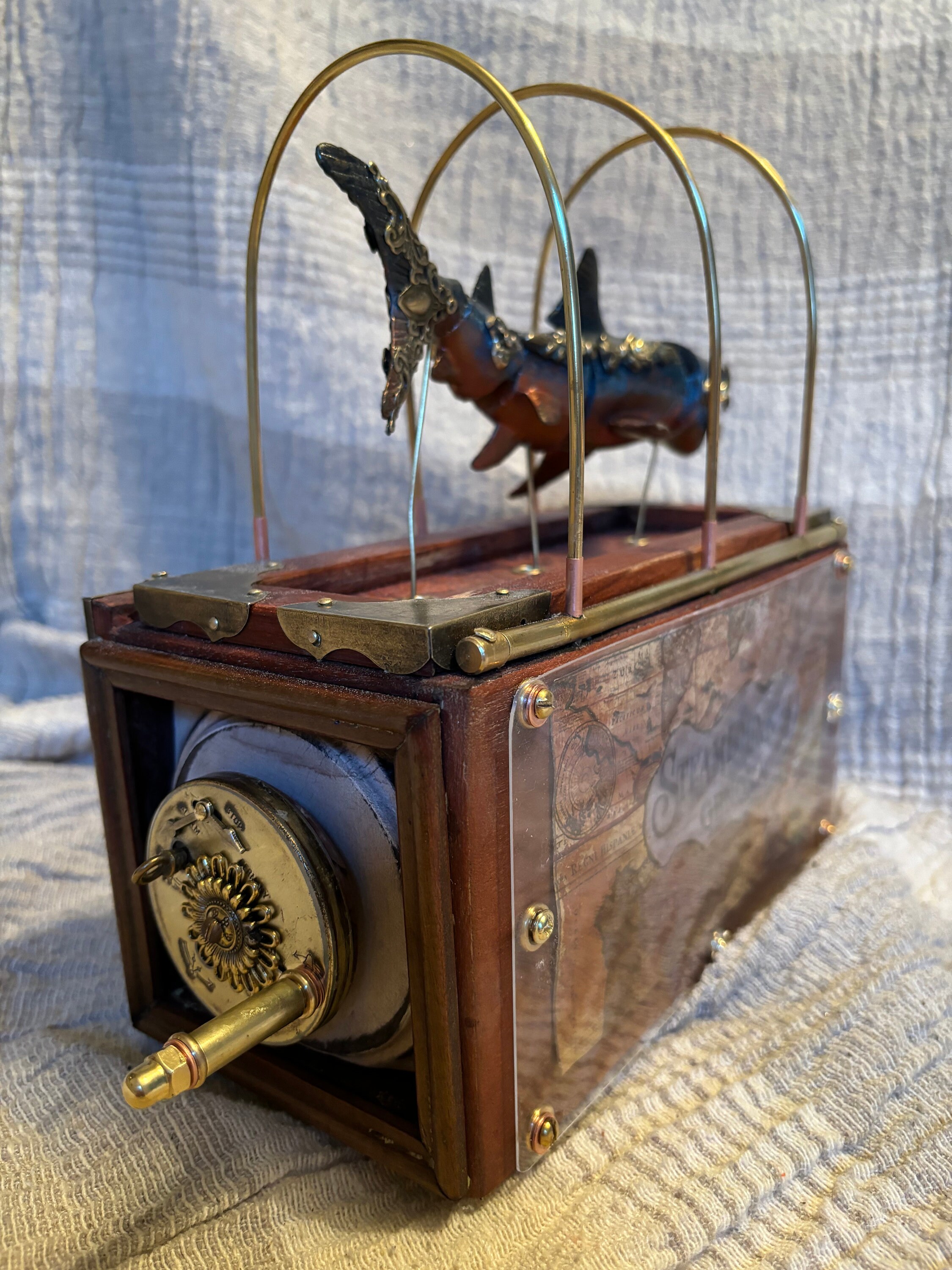 Steampunk Automata Shark With Photo Holder - Etsy