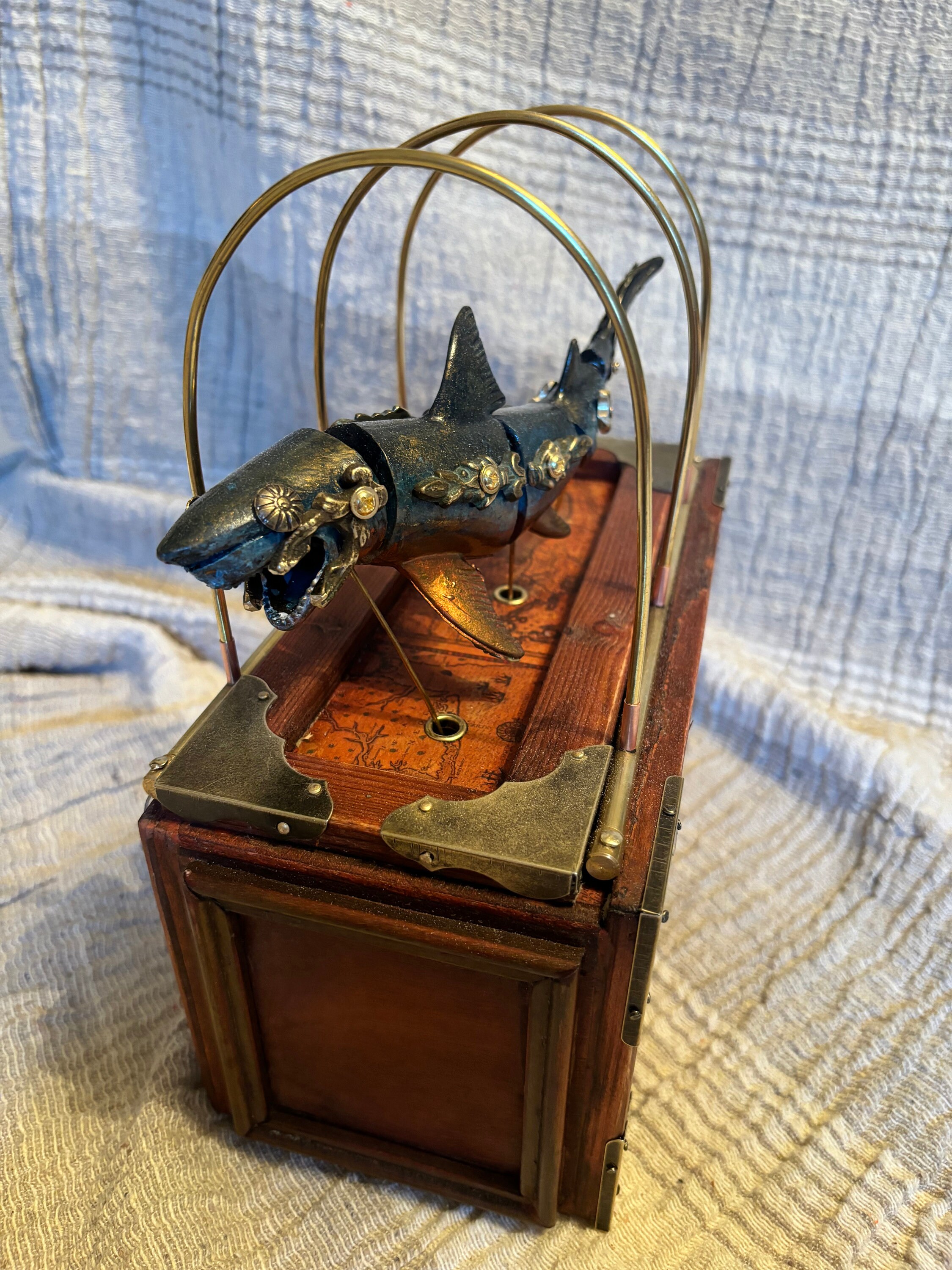 Steampunk Automata Shark With Photo Holder - Etsy