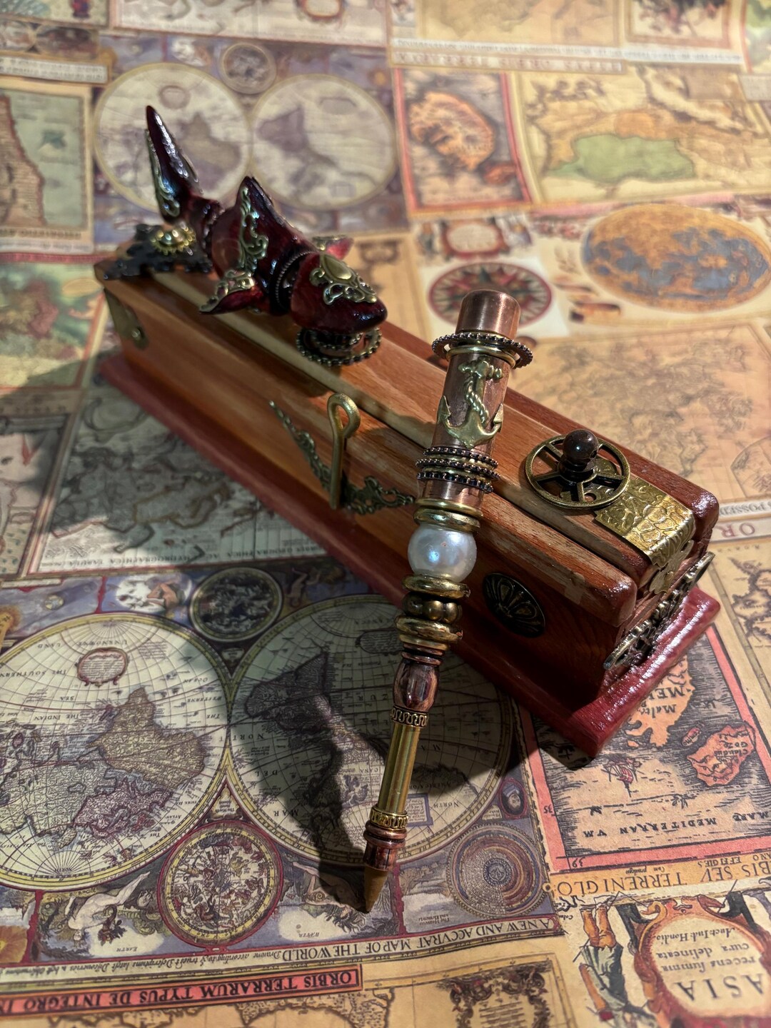Steampunk Shark Automata Ballpoint Pen - Etsy