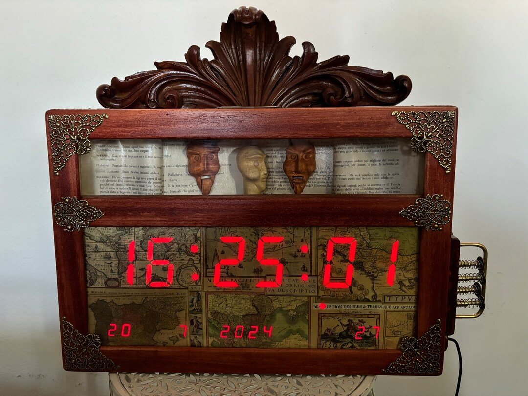 Automata Clock the Doubt of Time - Etsy