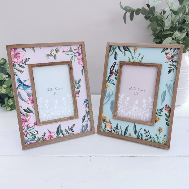Floral 6x4 Photo Frame - Etsy UK