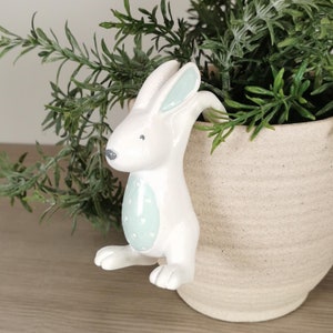 White Rabbit Plant Pot Hanger - Etsy UK