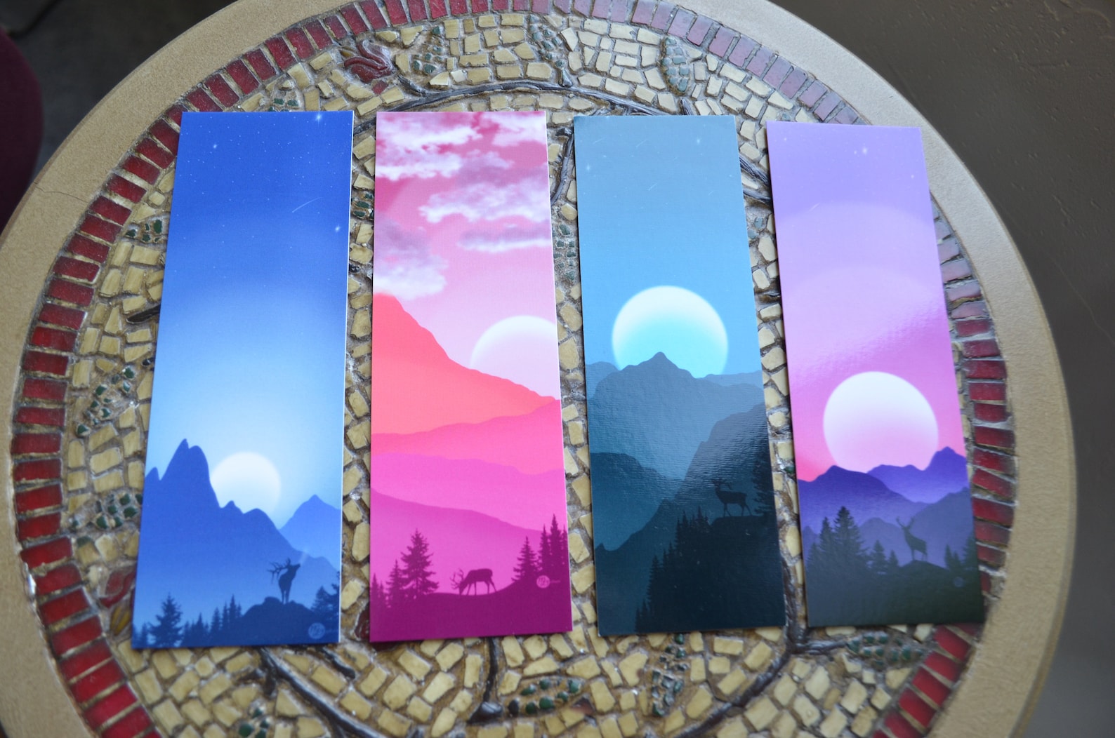 Sunset Bookmark - Etsy