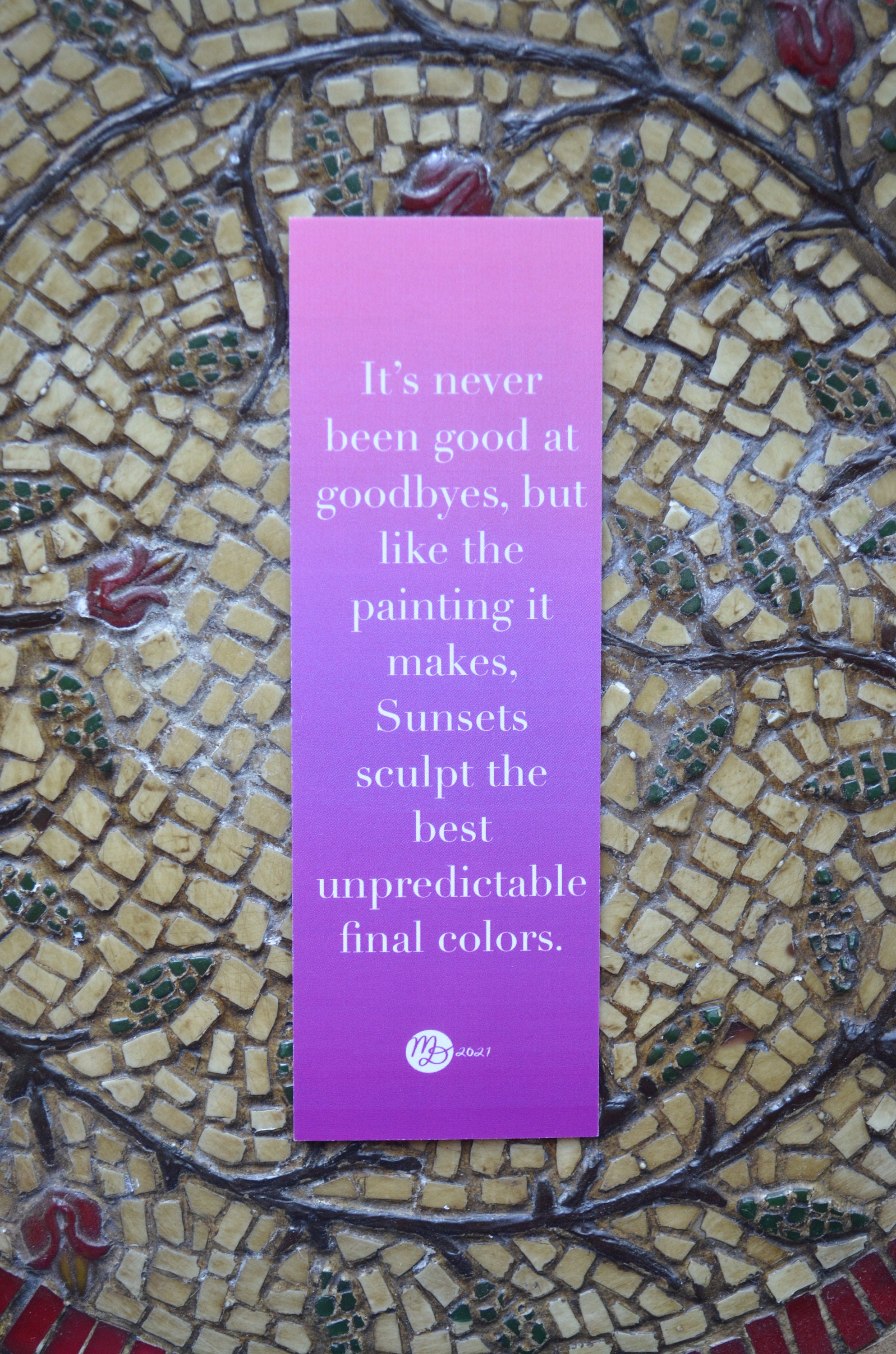 Sunset Bookmark - Etsy