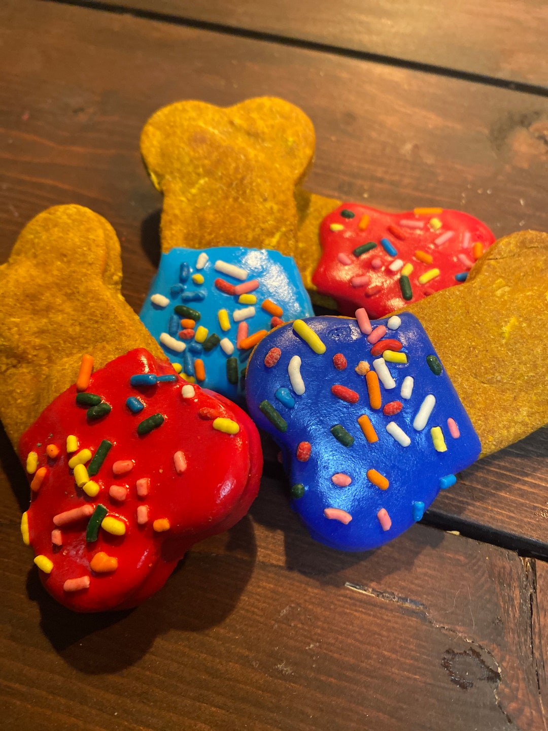Dipped Large Dog Bones 6 Count - Etsy