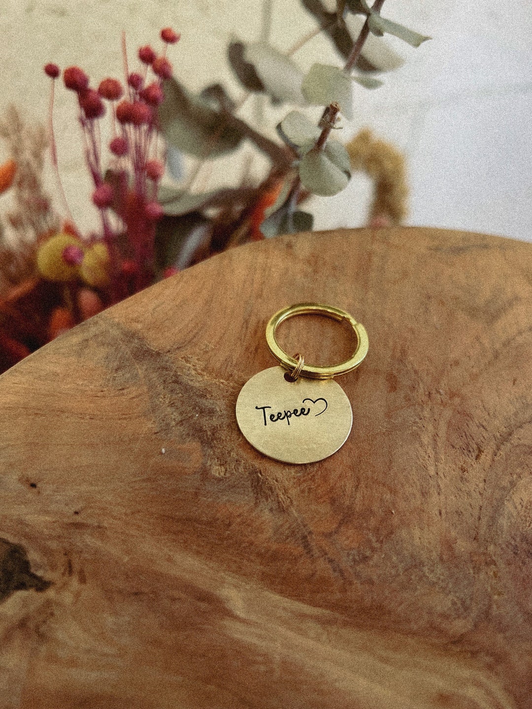 Small Medal With Patterns Golden Identification Medallion for Cat and ...