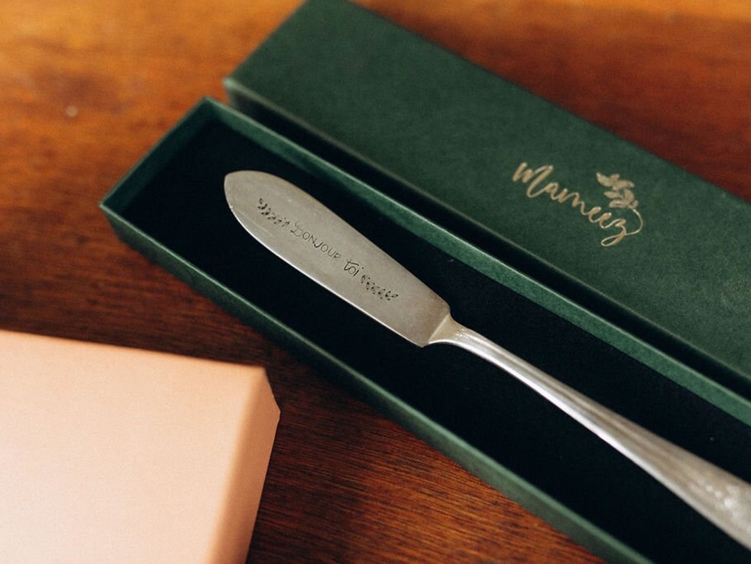 Hand-engraved Butter Knife Personalized Butter and Cheese Toast - Etsy
