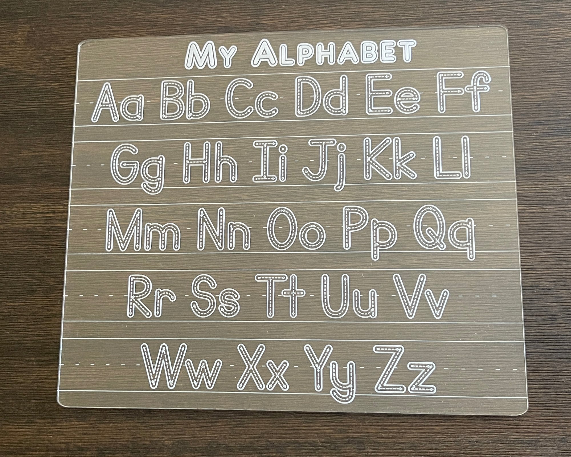 Dry Erase Tracing Boards - Etsy