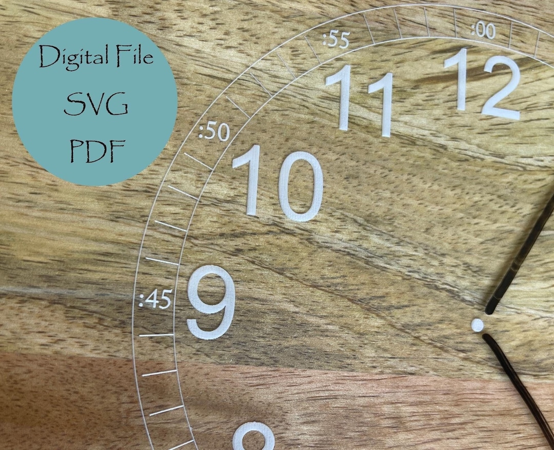 Learn to Tell Time - Digital Clock Template - Etsy